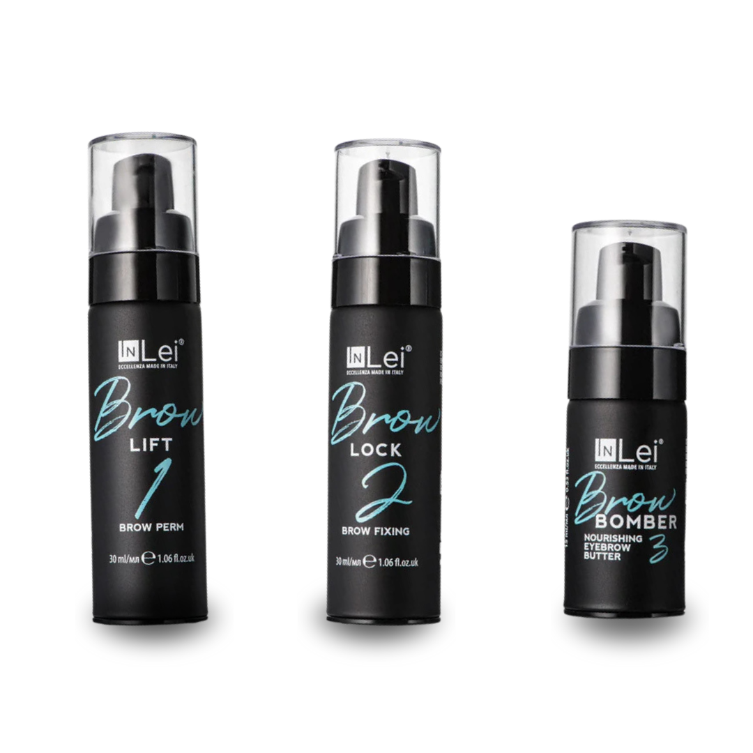 InLei® Brow Bomber Trio Step 1-2-3 Bottles or Sachets – Suzanne Egan